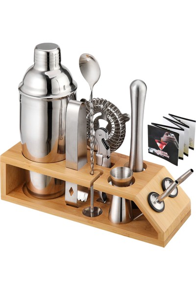 Buyfun 10 Adet Bar Kokteyl Seti İçecek Yapımı Shaker Kiti (Yurt Dışından) Buyfun 10 Adet Bar Kokteyl Seti İçecek Yapımı Shaker Kiti (Yurt Dışından)