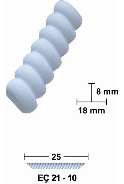 Ankara Hobi 25 cm Esnek Mobilya Çıtası Ankara Hobi 25 cm Esnek Mobilya Çıtası