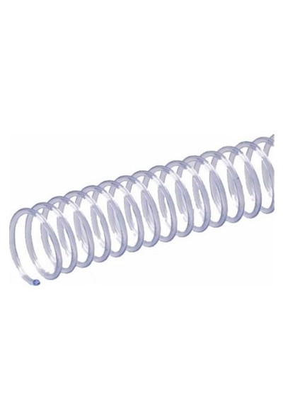 Kayreb Ofis 31 mm 100 Adet Şeffaf Plastik Helezon Spiral Kayreb Ofis 31 mm 100 Adet Şeffaf Plastik Helezon Spiral