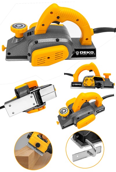 Dekopro Power Tools Alman 3400 Watt Bakır Sargılı Metal Şanzuman Çift Bıçaklı Planya Rende Makinesi Dekopro Power Tools Alman 3400 Watt Bakır Sargılı Metal Şanzuman Çift Bıçaklı Planya Rende Makinesi