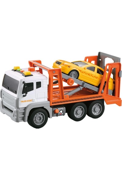 Pop Şeker Oyuncak Oto Kurtarıcı 1.12 Ölçekli Işıklı Sesli Hareketli Oto Çekici Oto Kurtarıc