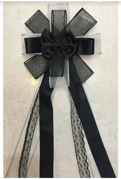 Ecrin Tuhafiye Hobi Siyah Damat Bohça Süsü Ecrin Tuhafiye Hobi Siyah Damat Bohça Süsü