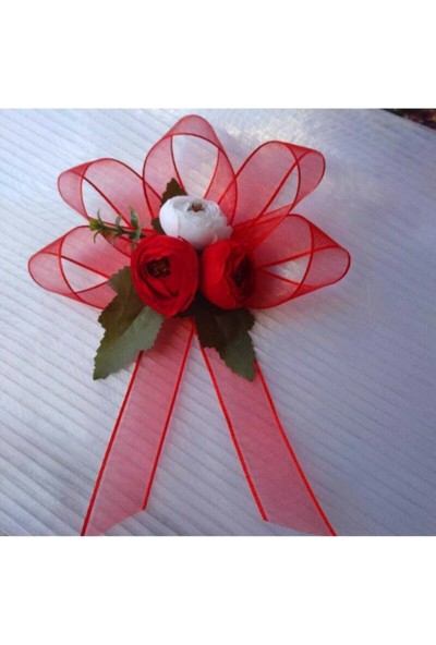 Ecrin Tuhafiye Hobi Kırmızı Bohça Süsü