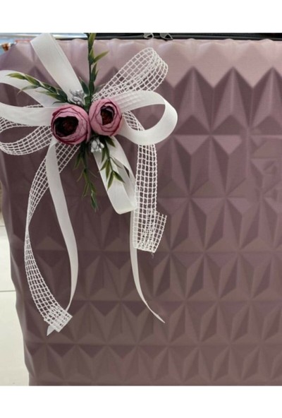 Ecrin Tuhafiye Hobi Çiçekli Bohça Süsü - Bavul Süsü