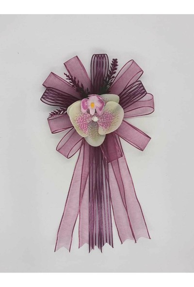 Ecrin Tuhafiye Hobi Mor Orkide Bohça Süsü