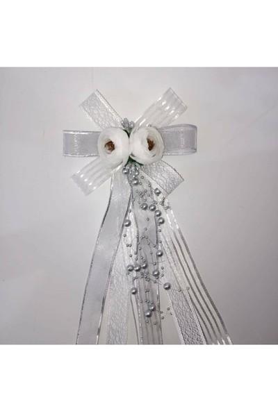 Ecrin Tuhafiye Hobi Gümüş Bohça Süsü