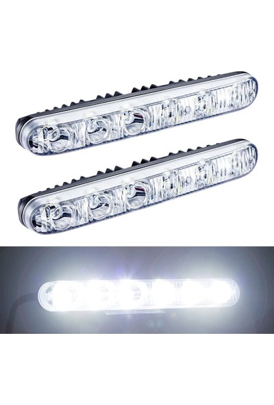 Dekohop Oto Gündüz LED Lamba Beyaz Renk Sis Farı Metal Kasa 18 Watt Dekohop Oto Gündüz LED Lamba Beyaz Renk Sis Farı Metal Kasa 18 Watt