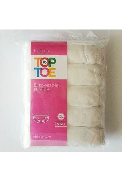 Bravo Top To Toe Tek Kullanımlık Kullan At Lohusa Külodu 5 Li Set Xl Beden 105-110CM Bravo Top To Toe Tek Kullanımlık Kullan At Lohusa Külodu 5 Li Set Xl Beden 105-110CM