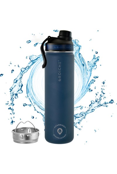 Grosche Oasıs Termos Mavi 650 ml Grosche Oasıs Termos Mavi 650 ml