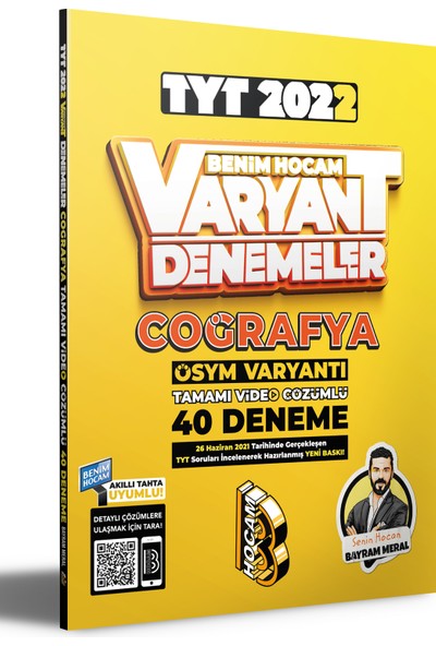 Benim Hocam Yayınları 2022 TYT Coğrafya Tamamı Video Çözümlü 12 Deneme Sınavı Benim Hocam Yayınları 2022 TYT Coğrafya Tamamı Video Çözümlü 12 Deneme Sınavı