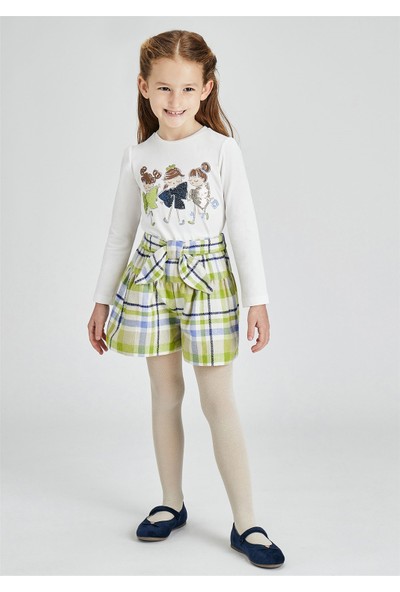 Mayoral Kız Çocuk Ekose Etek