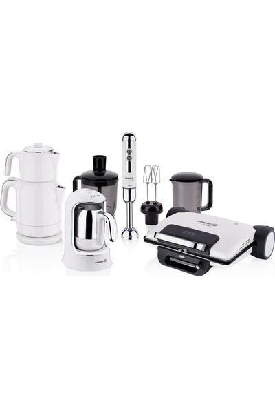 Korkmaz A1824 Vanilya 14 Parça Elektro Set Korkmaz A1824 Vanilya 14 Parça Elektro Set