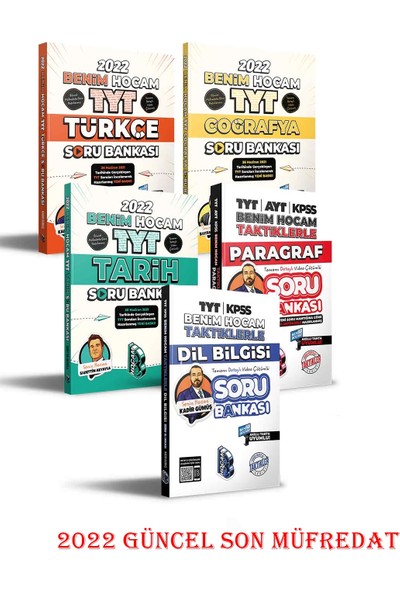 Benim Hocam Yayınları 2022 TYT. Sözel Bölüm. Soru Bankası Güncel Benim Hocam Yayınları 2022 TYT. Sözel Bölüm. Soru Bankası Güncel