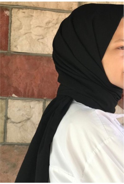 Karanfilden Pamuk Siyah Şal, Doğal Pamuklu Kadın Şal