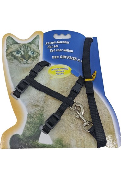 Jetfast Kedi Gezdirme Tasması Ipi Ayarlanabilir Göğüs Tasması 120 cm Jetfast Kedi Gezdirme Tasması Ipi Ayarlanabilir Göğüs Tasması 120 cm
