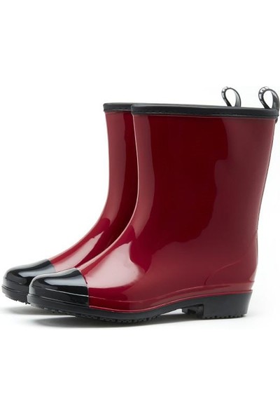 Xhome Klasik Tarz Su Geçirmez Kadın Yağmur Çizmesi (Yurt Dışından)