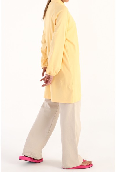 Balon Kollu Pamuklu Gömlek Tunik