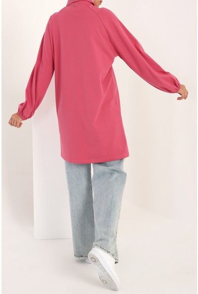 Balon Kollu Pamuklu Gömlek Tunik