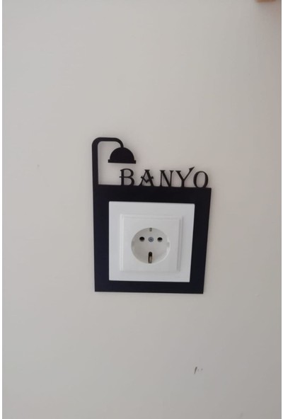 Hellove Banyo Priz Çerçevesi Priz Süsü Priz ve Anahtar Çerçevesi