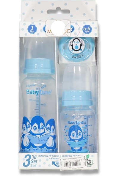 BabyTime 3'lü Biberon Seti BabyTime 3'lü Biberon Seti