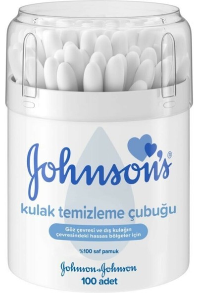 Johnsons Baby Kulak Temizleme Çubuğu 100'LÜ Johnsons Baby Kulak Temizleme Çubuğu 100'LÜ