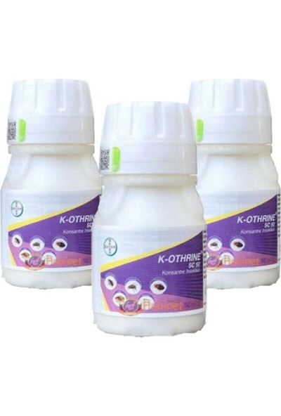 Bayer K-Othrine SC50 Genel İlacı x 3 Adet Bayer K-Othrine SC50 Genel İlacı x 3 Adet