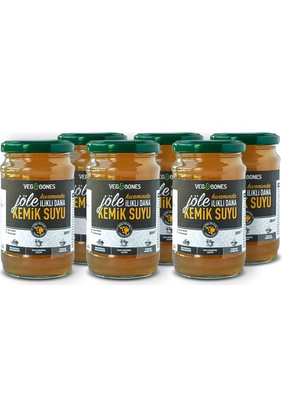 Veg&Bones Veg&bones Jöle Kıvamında Ilikli Dana Kemik Suyu 320 ml X6 Veg&Bones Veg&bones Jöle Kıvamında Ilikli Dana Kemik Suyu 320 ml X6