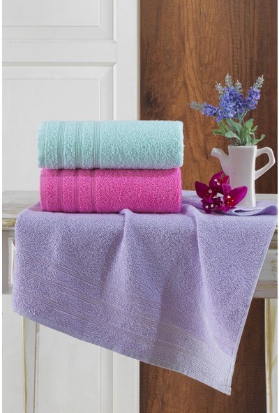 Fushia Basic 3 Lü Pamuk El Havlu Seti Fushia Basic 3 Lü Pamuk El Havlu Seti