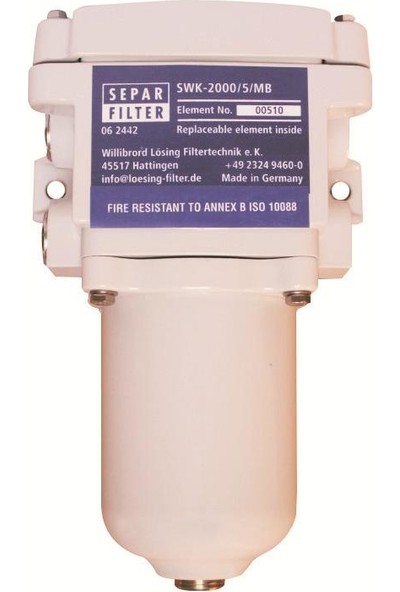 Separ Filitre Yedek Elemanı SWK-2000/5/MB