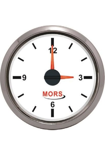 Mors Zaman Saati 12-24 V Beyaz Mors Zaman Saati 12-24 V Beyaz