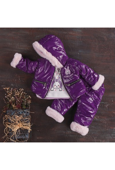 Hazal Baby Kız Bebek Little Rabbit 3'lü Mont Takım Hazal Baby Kız Bebek Little Rabbit 3'lü Mont Takım