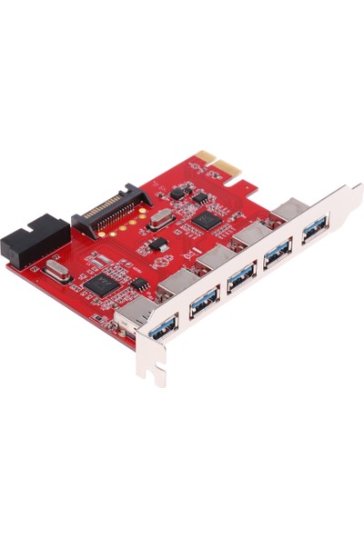 F Fityle 5 Bağlantı Noktası Pcı-E Pcı Express Kartı USB 3.0 + 19 Pin Konnektör Adaptörü (Yurt Dışından) F Fityle 5 Bağlantı Noktası Pcı-E Pcı Express Kartı USB 3.0 + 19 Pin Konnektör Adaptörü (Yurt Dışından)