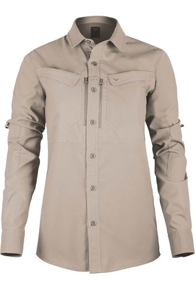 VAV Wear Outdoor Taktik Giyim Kamp Pamuklu Kadın Gömlek Trekking Hiking TACTEC03K