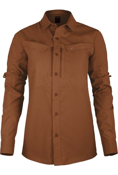 VAV Wear Outdoor Taktik Giyim Kamp Pamuklu Kadın Gömlek Trekking Hiking TACTEC03K