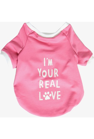 Ponchic Baskılı Köpek Kedi Sweatshirt Pembe 6xl Ponchic Baskılı Köpek Kedi Sweatshirt Pembe 6xl