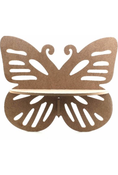 Bayrampaşa Hobi Ham Ahşap Kelebek Raf Bayrampaşa Hobi Ham Ahşap Kelebek Raf