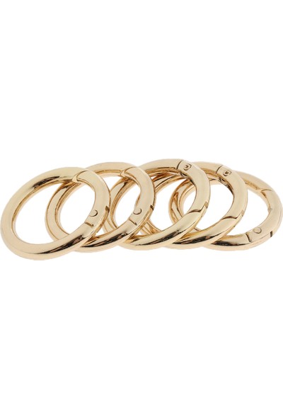 F Fityle 5x Yuvarlak Karabina Kamp Bahar Yapış Klip Kanca Anahtarlık Anahtarlık Altın 19MM (Yurt Dışından) F Fityle 5x Yuvarlak Karabina Kamp Bahar Yapış Klip Kanca Anahtarlık Anahtarlık Altın 19MM (Yurt Dışından)
