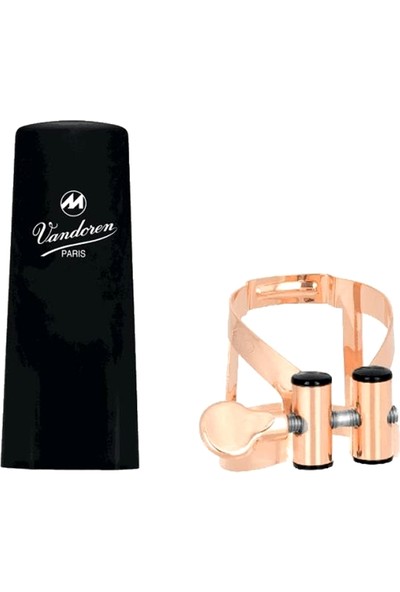 Vandoren Klarnet Ligatür & Kapak M/o Pink Gold Plastik Kapaklı Bb