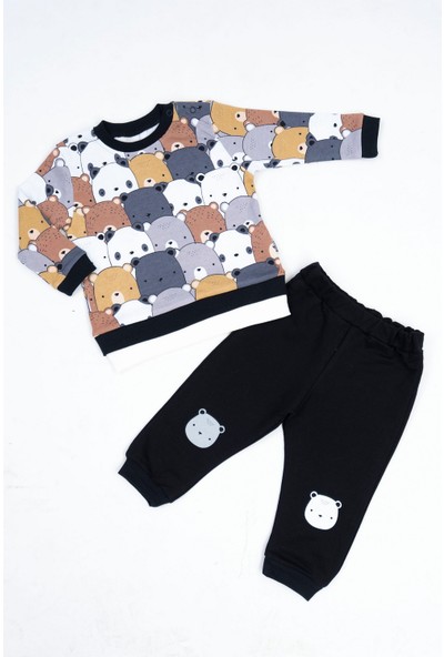 Necix's Ayıcıklar Ikili Takım-Siyah