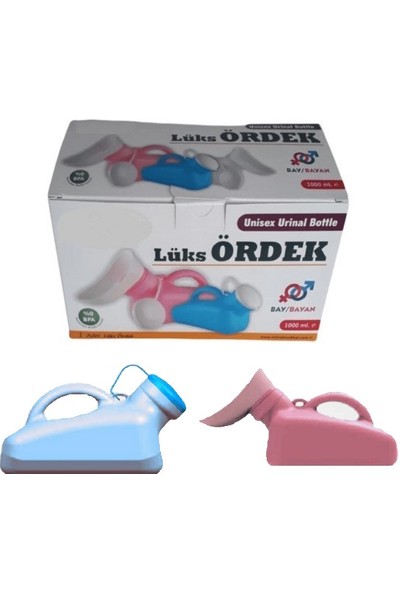 Rabır Lüks Ördek Idrar Yapma Kabı Mavi 1000 ml Rabır Lüks Ördek Idrar Yapma Kabı Mavi 1000 ml