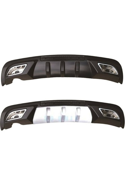 Eng Aksesuar Chevrolet Cruze Difüzör Arka Tampon Çift Egzoz Çıkışlı Eng Aksesuar Chevrolet Cruze Difüzör Arka Tampon Çift Egzoz Çıkışlı