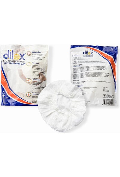 Dilex Hijyenik Şampuanlı Saç Yıkama Bonesi 4 Adet Dilex Hijyenik Şampuanlı Saç Yıkama Bonesi 4 Adet