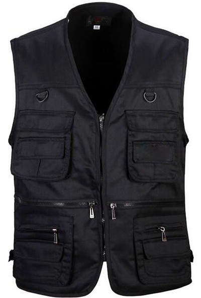 F Fityle Erkek Yardımcı Programı Çok Cep Zip Avcılık Balıkçılık Seyahat Açık Yelek Siyah Xl Xl Siyah (Yurt Dışından) F Fityle Erkek Yardımcı Programı Çok Cep Zip Avcılık Balıkçılık Seyahat Açık Yelek Siyah Xl Xl Siyah (Yurt Dışından)