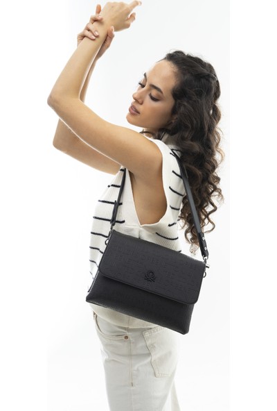 United Colors Of Benetton Benetton Kadın Çapraz Çanta Siyah BNT586