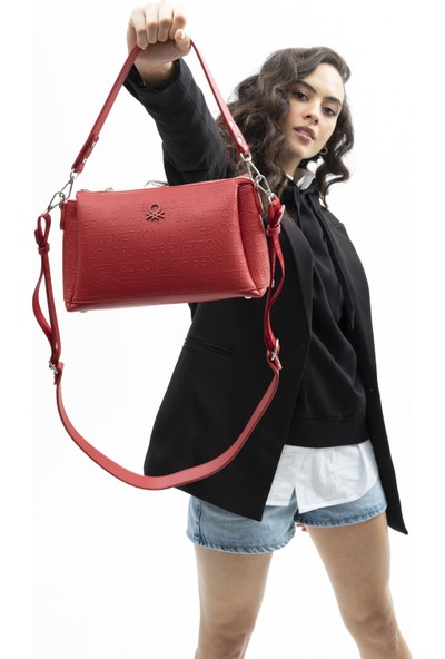 United Colors Of Benetton Benetton Kadın Çapraz Çanta Kırmızı BNT585