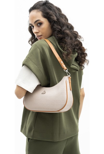 United Colors Of Benetton Benetton Kadın Çapraz Çanta Kum - Camel BNT579