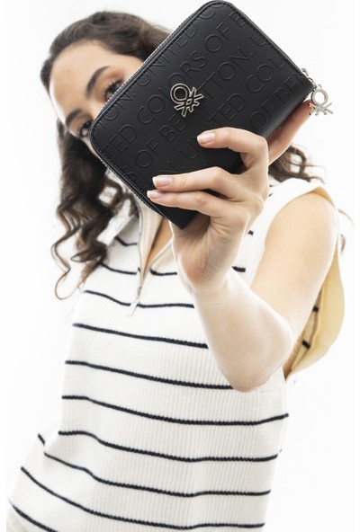 United Colors Of Benetton Benetton Kadın Cüzdan Siyah BNT560