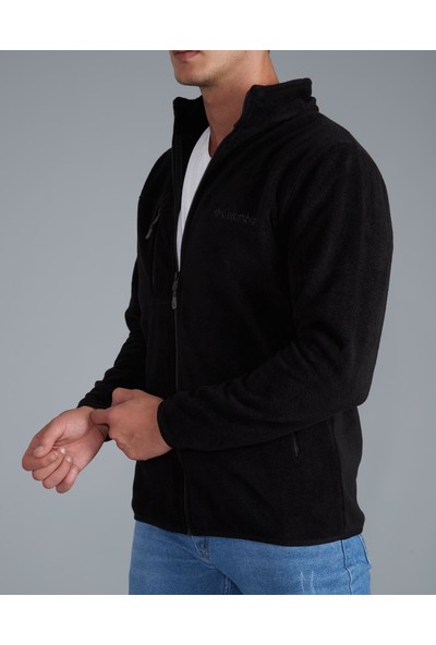 Columbia Siyah Fermuarlı Erkek Polar