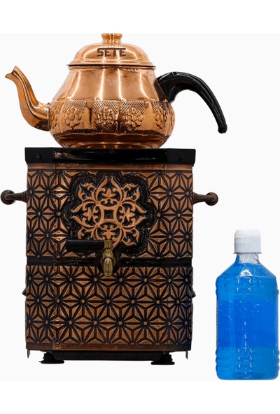 Sete Bakır Semaver 3 Lt + Jel Yakıtlı Sete Bakır Semaver 3 Lt + Jel Yakıtlı