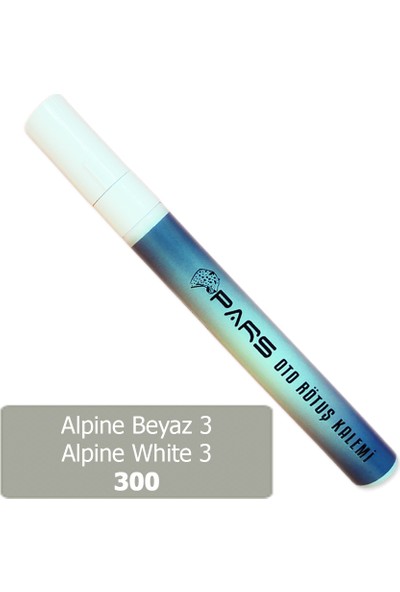 Pars Bmw 300 Alpine Beyaz 3 - Alpine White 3 Oto Rötuş Boya Kalemi Pars Bmw 300 Alpine Beyaz 3 - Alpine White 3 Oto Rötuş Boya Kalemi